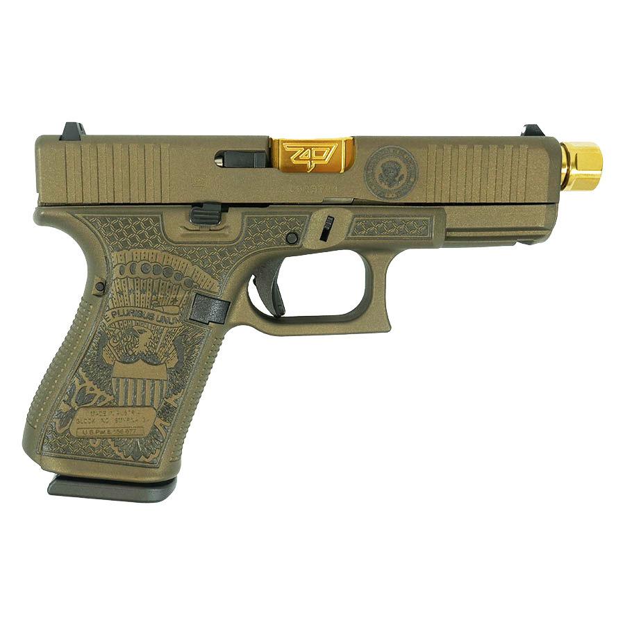 Glock 19 Gen 5 Custom in.Trumpin. Compact Handgun 9mm Luger 15rd ...