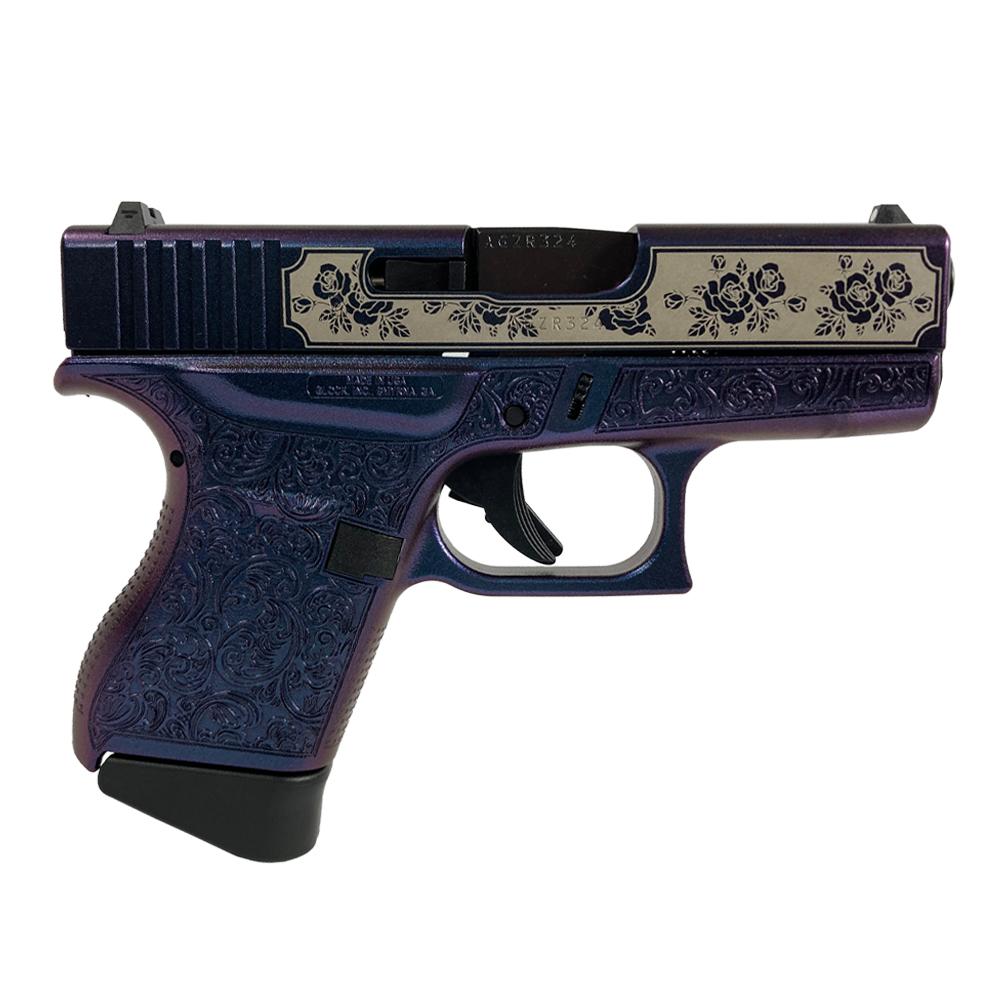 Glock 43 Custom in.Glock & Rosesin. in Mongoose Purple Subcompact ...