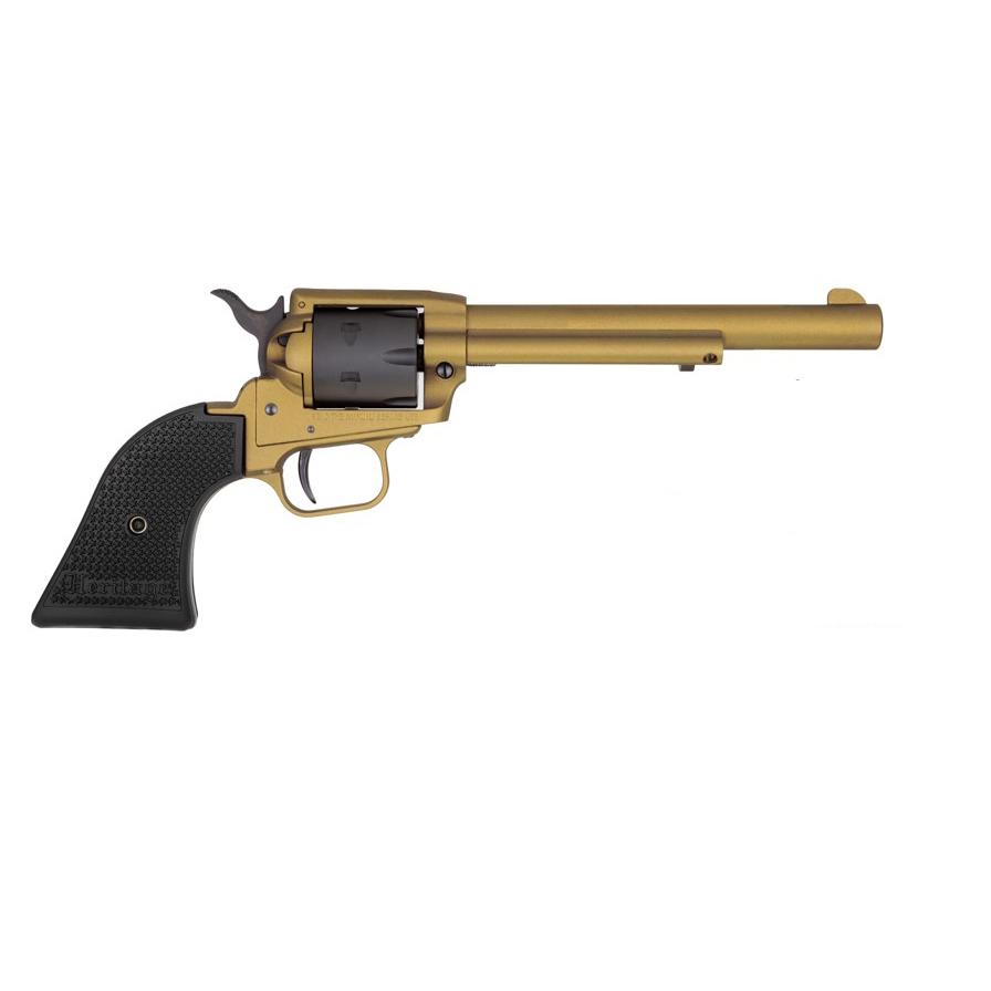 Heritage Rough Rider Gold Cerakote Handgun .22 LR 6rd Capacity 6.5in ...