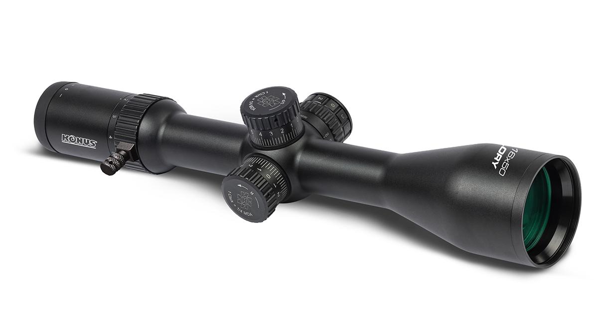 Konus Glory Rifle Scope - 2-16x50mm FFP 30mm German #4 Illum - Gun ...