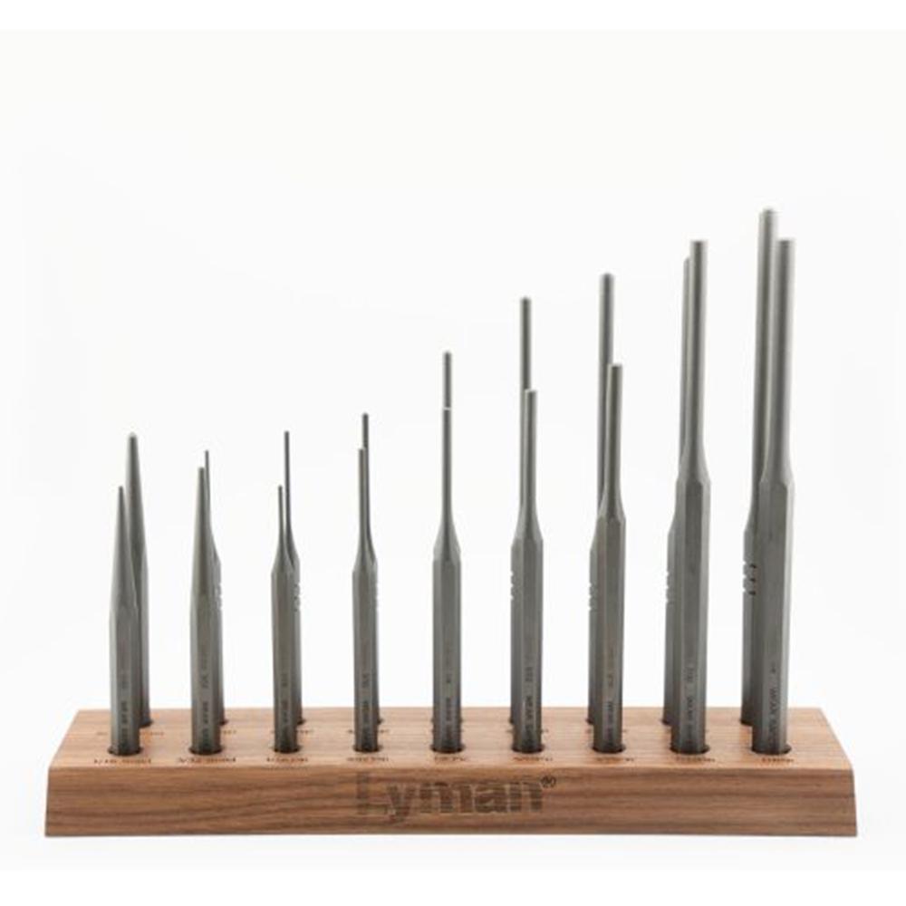 Lyman Armorers 18 Piece Hex Punch Set with Stand - Gunsmithing Tools ...