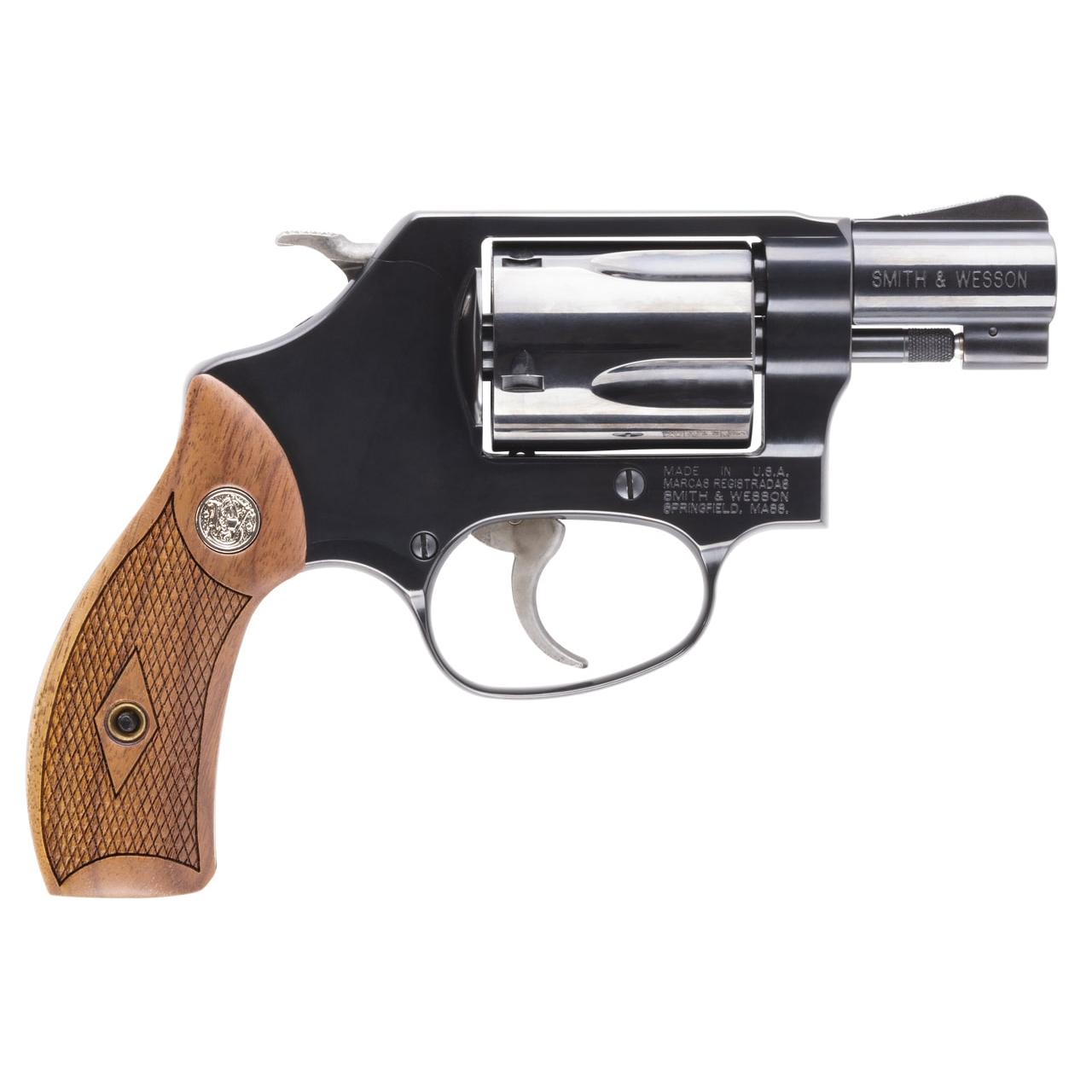 S&W Classics M36 Handgun .38 Spl 5rd Capacity 1.875" Blued Barrel Wood ...