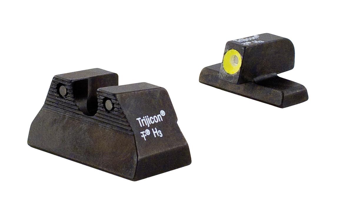 Trijicon H&K USP Compact HD Night Sight Set - Yellow - Gun Sights at ...