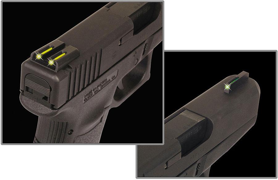 Truglo TFO Tritium/Fiber-Optic Day/Night Sights Fits Novak 1911 .270 ...